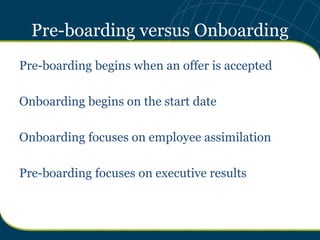 Before Onboarding: An Executive Integration Overview | PDF