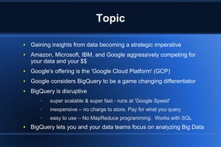 Executive Intro to BigQuery | PDF