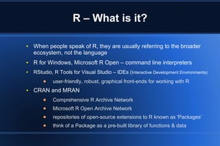 Executive Intro to R | PPT