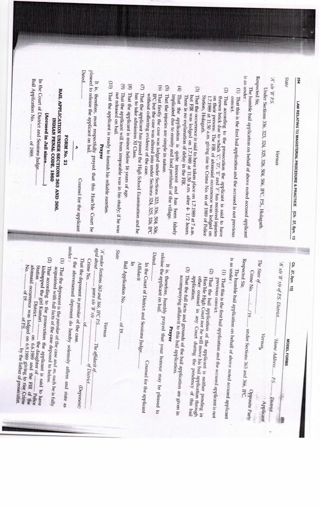 Executive magistrate sections and forms | PDF