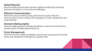 Executive MBA Essentials | PPT