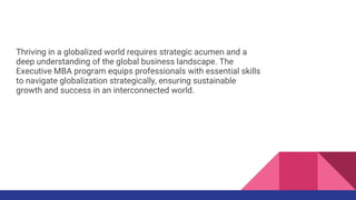 Executive MBA Essentials | PPT