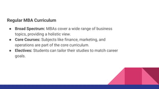 Executive MBA vs. Regular MBA_ Unraveling the Differences.pptx
