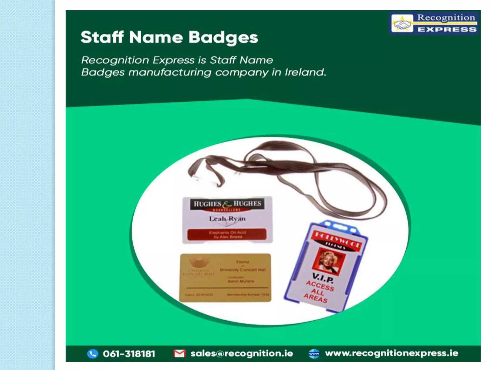 Executive name badges | PPTX