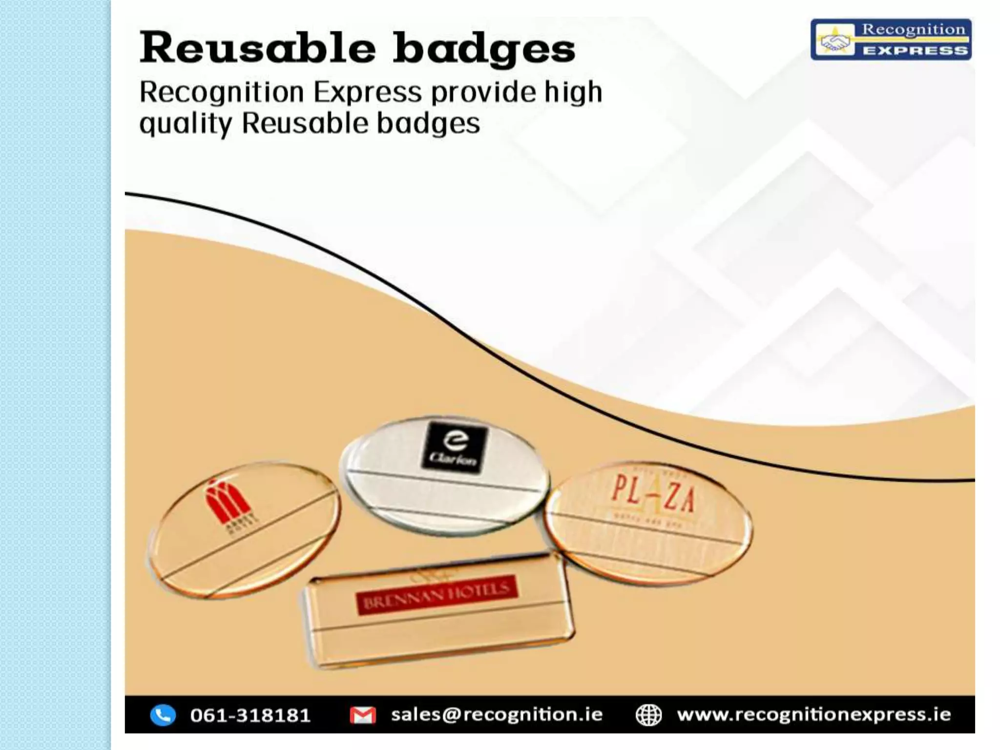 Executive name badges | PPTX