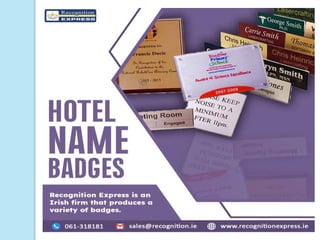 Executive name badges | PPTX