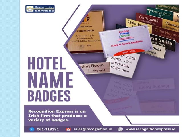 Executive name badges | PPTX