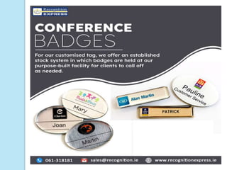 Executive name badges