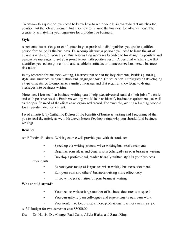 Executive office assistant | PDF