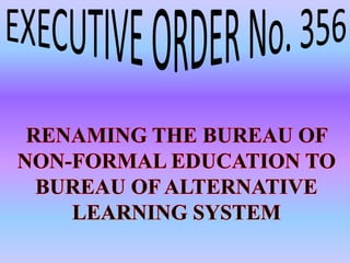 Executive order no | PPT