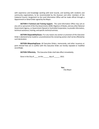 Executive order template for LIO | DOCX