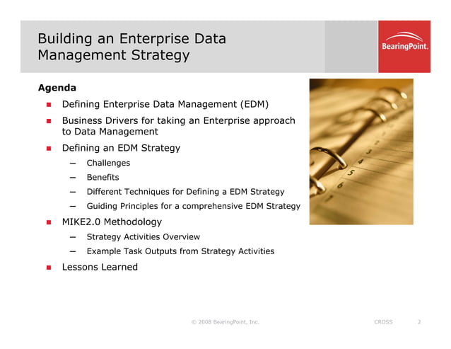 Executive Overview on EDM Strategy | PPT