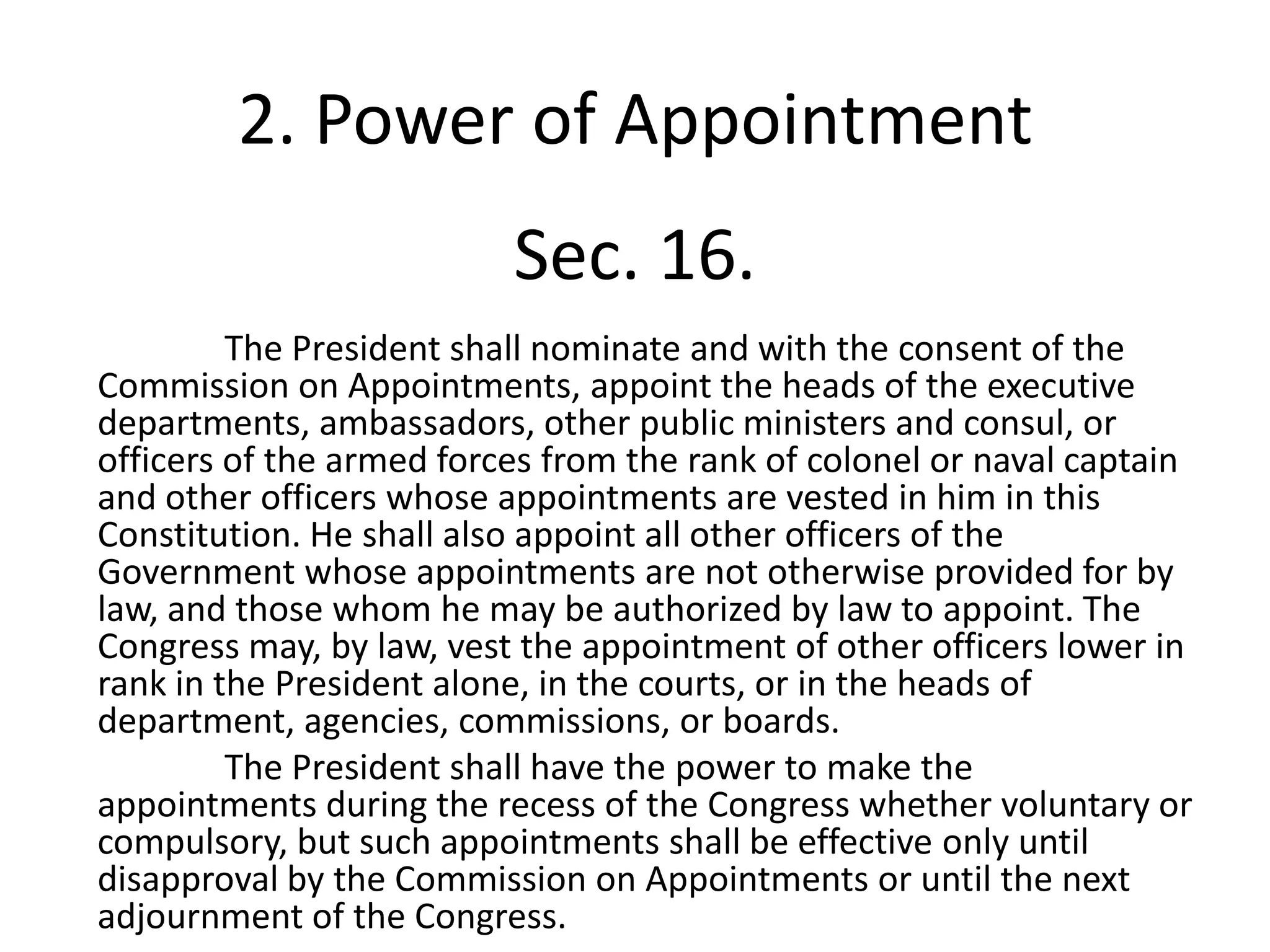 ARTICLE 7. EXECUTIVE BRANCH | PPTX