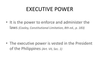 Executive Privilege Definition