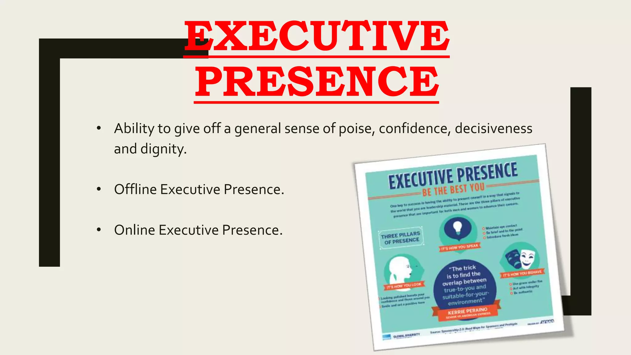 Executive presence | PPTX