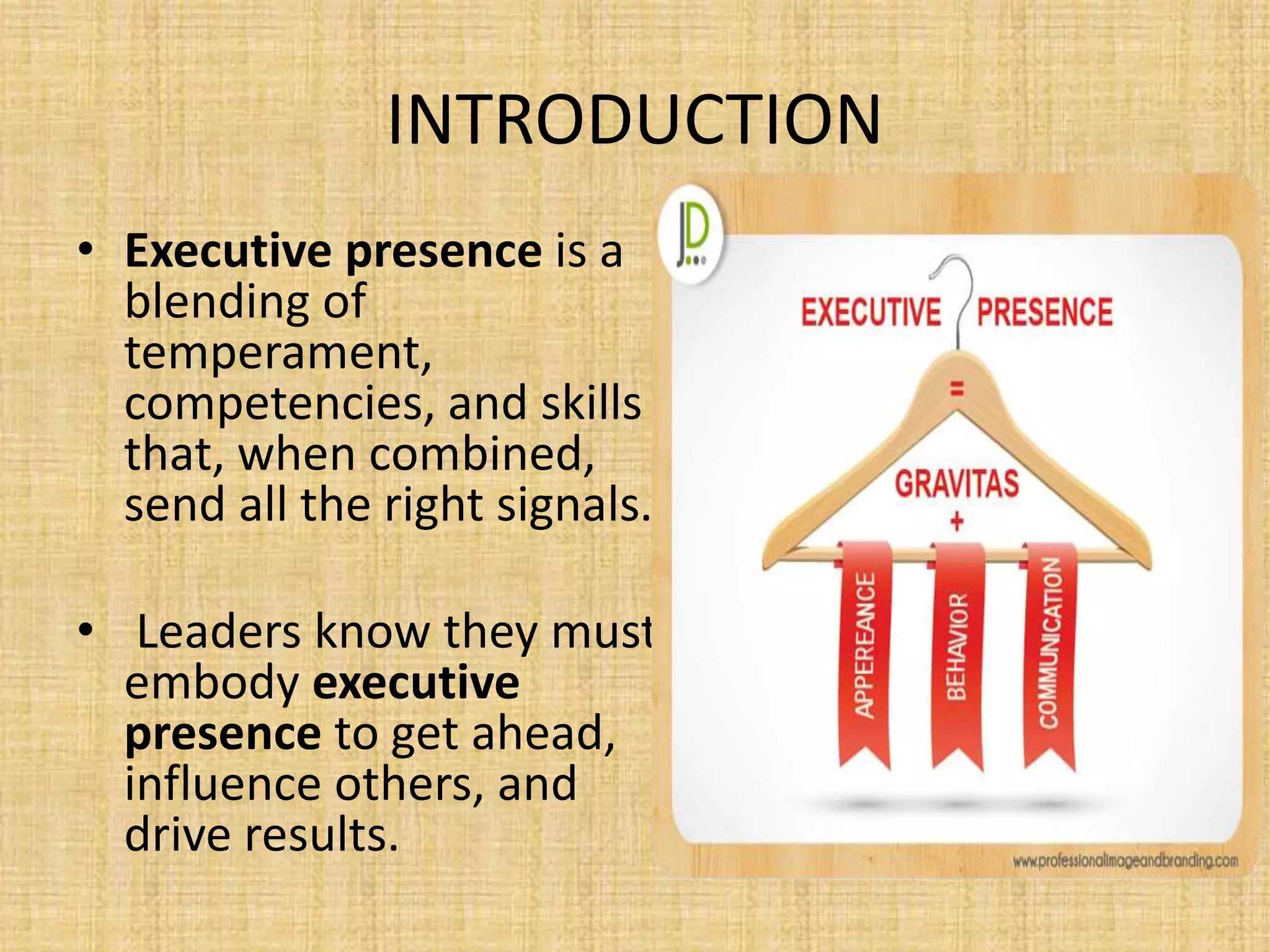 Executive presence | PPTX