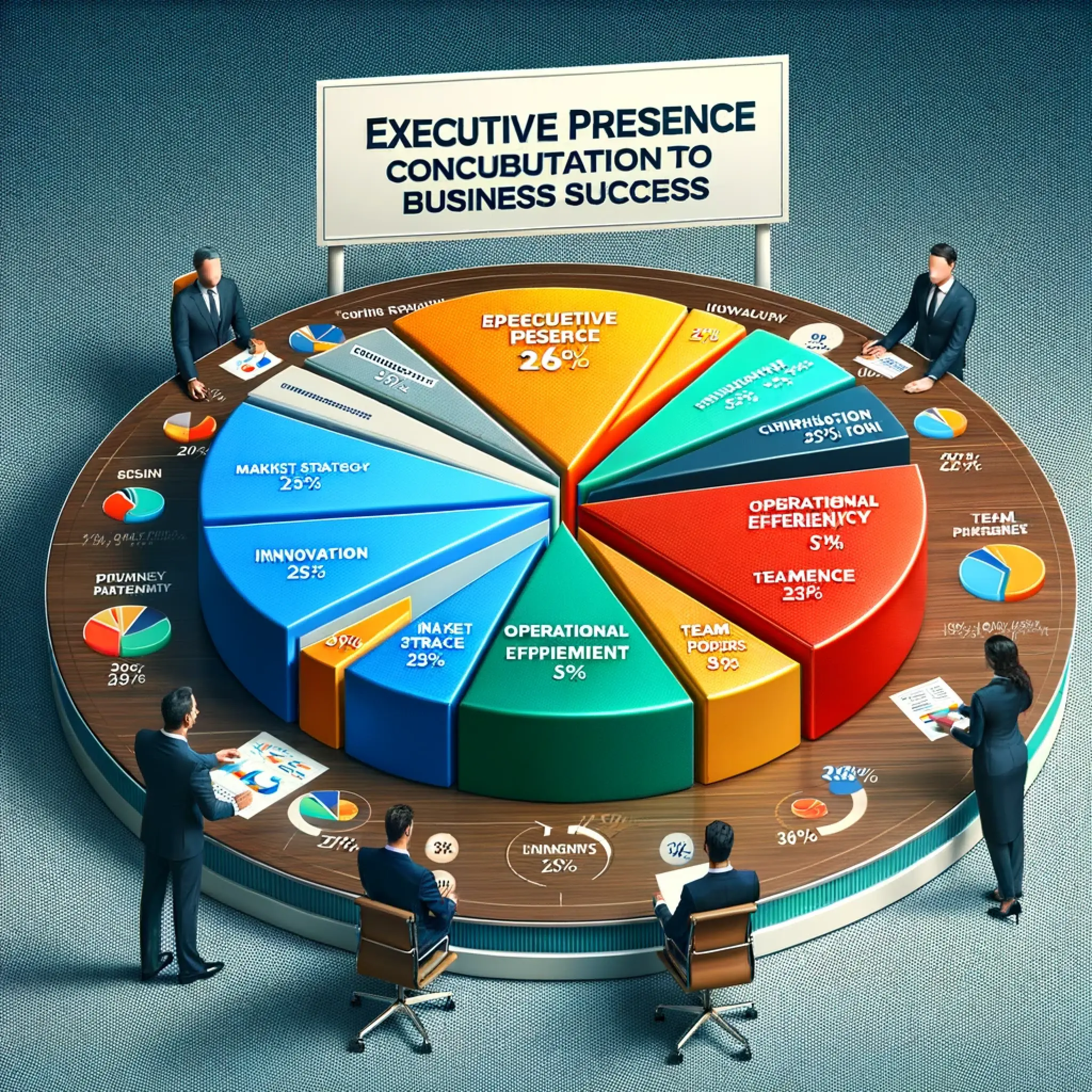 Executive Presence Pia Chart For help Success business | PDF