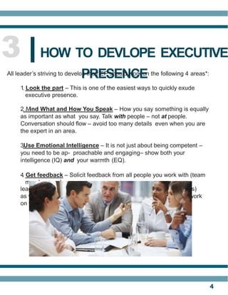 Executive Presence and Personal Branding | PPTX