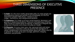 Executive presence vs personal branding | PPTX