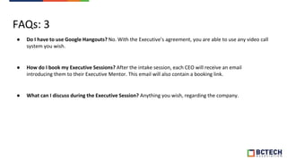 Executives-in-Residence Program Overview | PPT