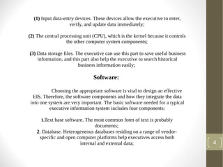 Executive Information System | PPT