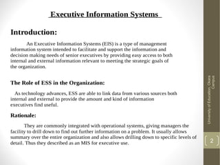 Executive Information System | PPT