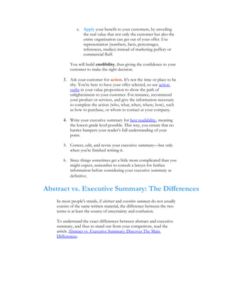 Executive summary | DOC