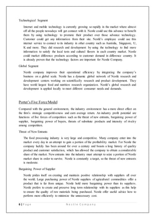 Case Study On Nestle: Global Strategy | DOCX