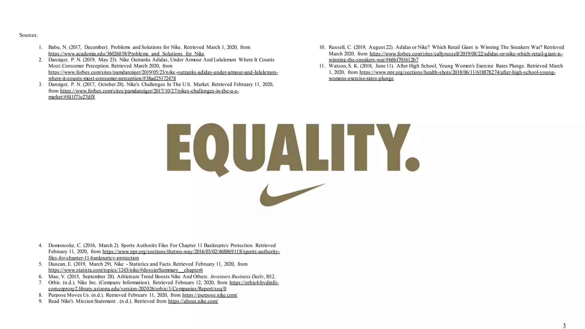 Nike Executive summary | DOCX
