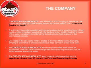 Chocolate & Chocolate Franchise | PDF
