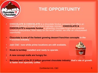 Chocolate & Chocolate Franchise | PDF
