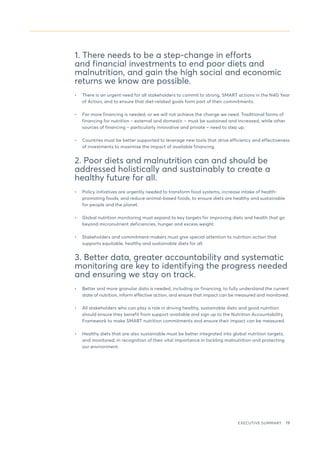 Executive summary 2021 Global Nutrition Report | PDF