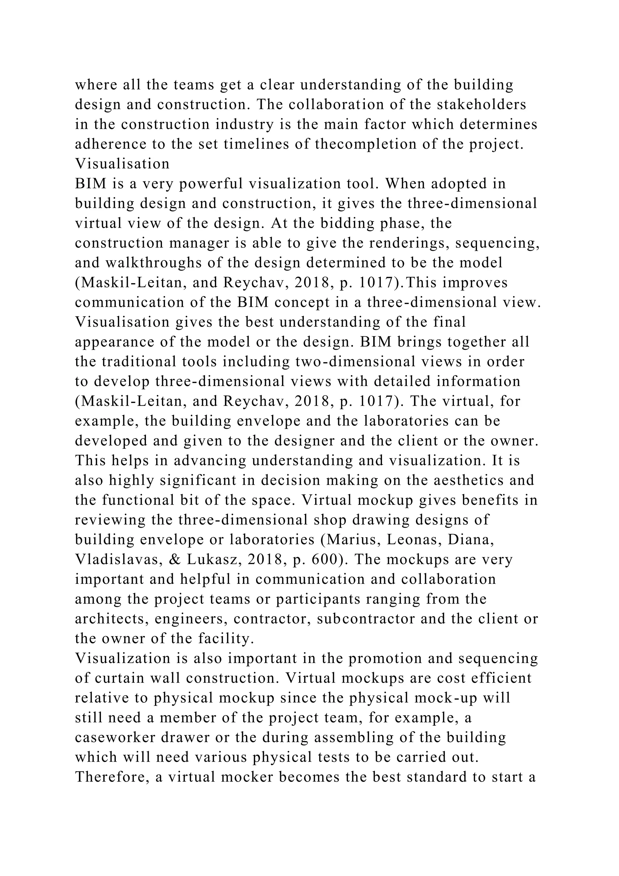 Executive SummaryBuilding Information Modelling (BIM) is a modelli.docx