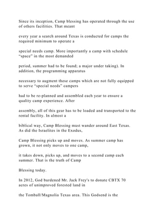 Executive Summary Camp Blessing minis.docx