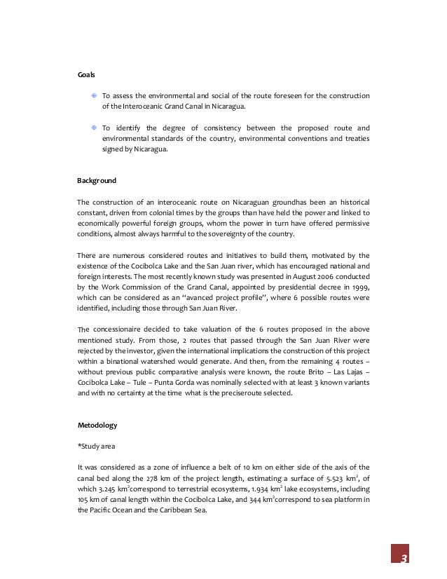 Executive summary of the study GCIN english