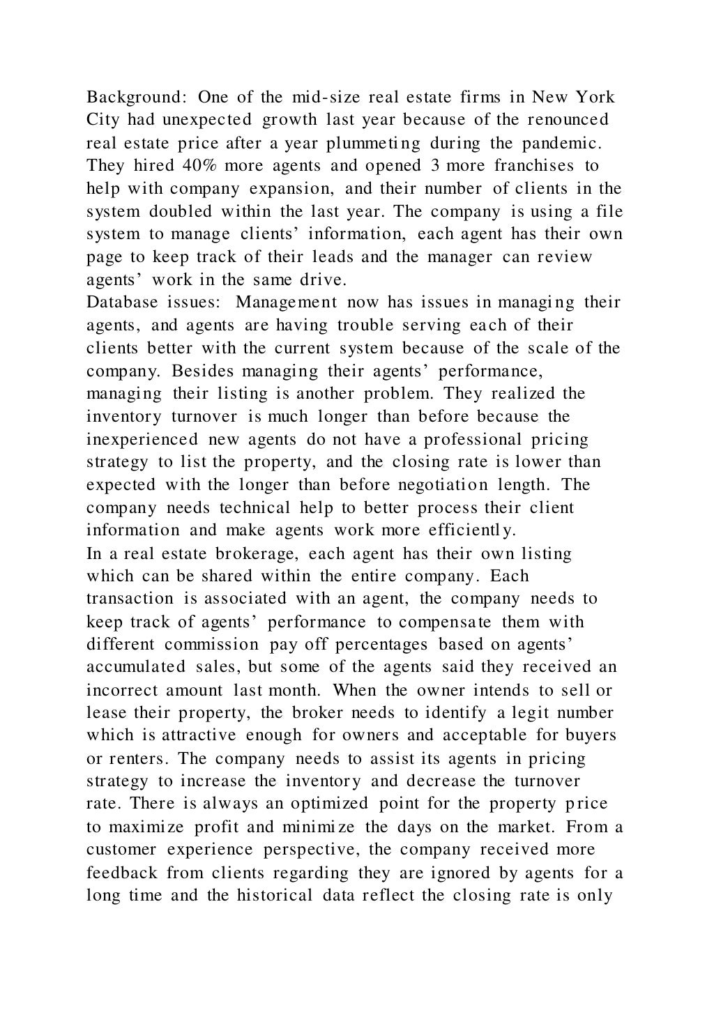 Executive SummaryReal estate is the most globally recognized ind | PDF