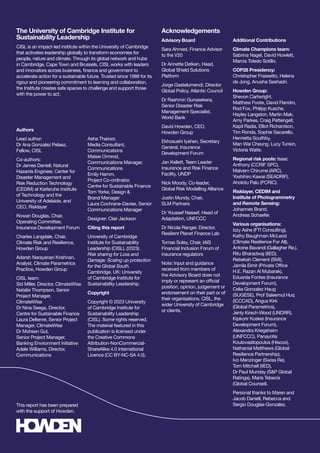 CISL: Executive Summary Risk Sharing for Loss and Damage | PDF | Non ...