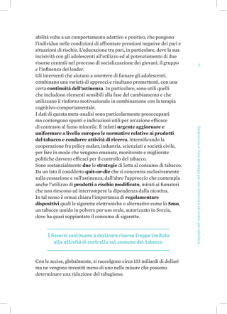 REPORT - Generazione in fumo, strategie per non cominciare, strumenti ...