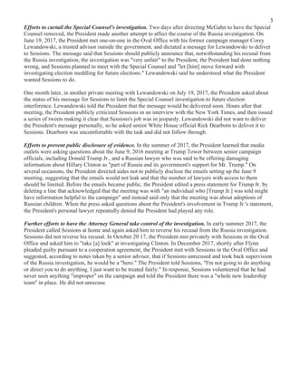 Full Text of the Mueller Report's Executive Summaries Volume II | PDF