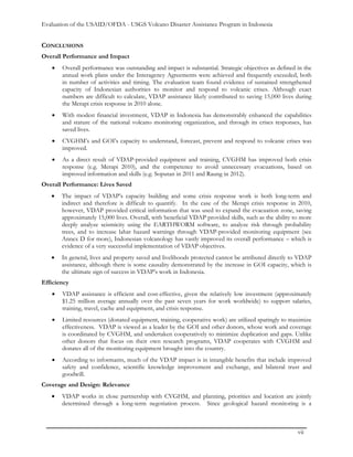 Executive summary vdap evaluation ibtci usaid | PDF