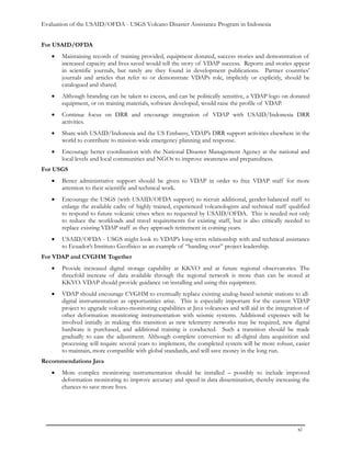Executive summary vdap evaluation ibtci usaid | PDF