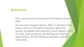 Executive support system | PPT