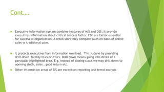 Executive support system | PPTX