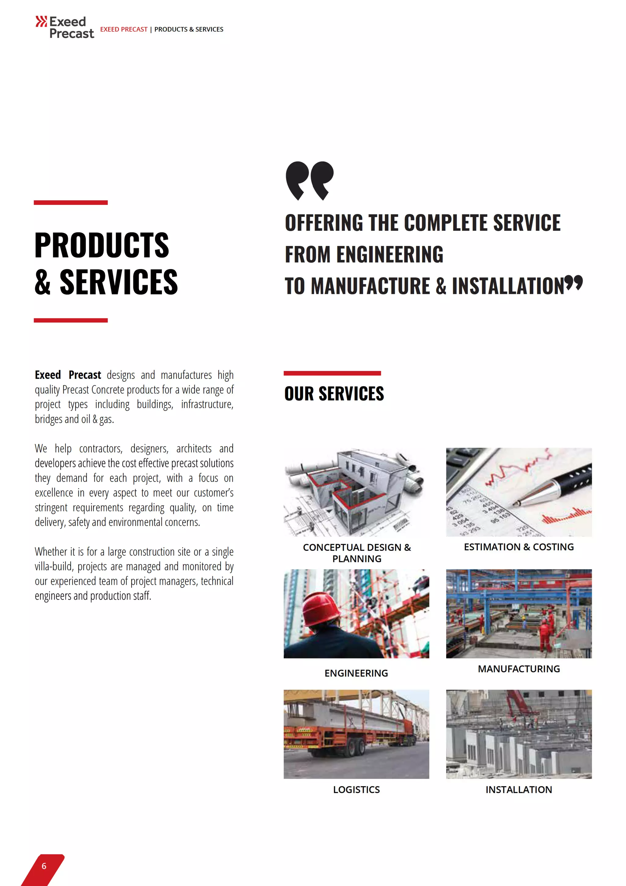 Exeed Precast Brochure | PDF