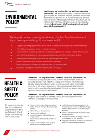 Exeed Precast Brochure | PDF