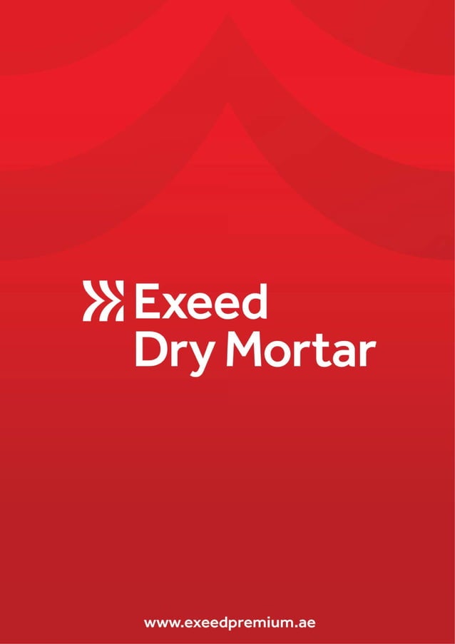Exeed Premium Dry Mortar Brochure | PDF