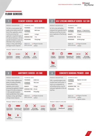 Exeed Premium Dry Mortar Brochure | PDF