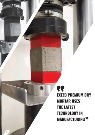 Exeed Premium Dry Mortar Brochure | PDF