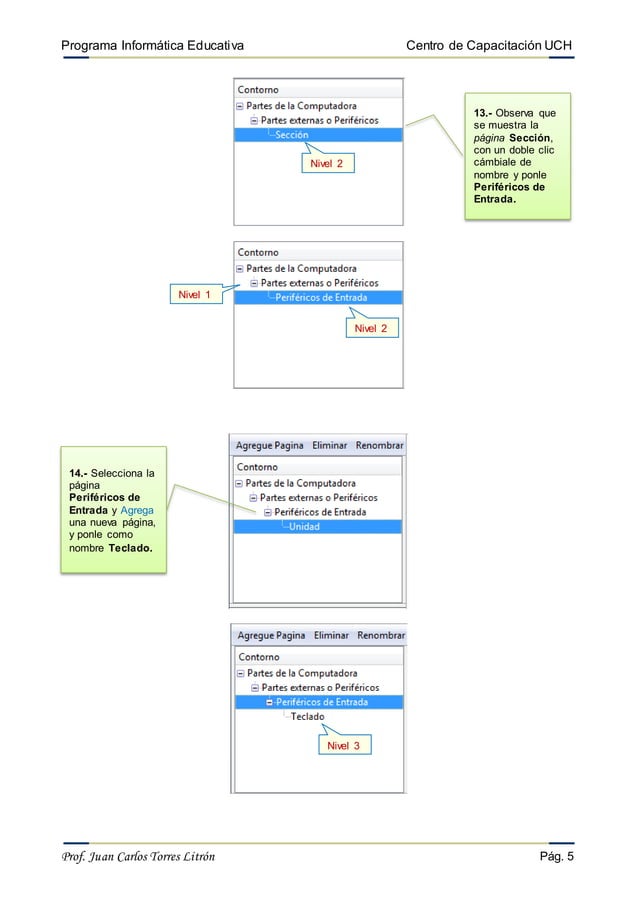 Exe learning arbol de contenidos | PDF
