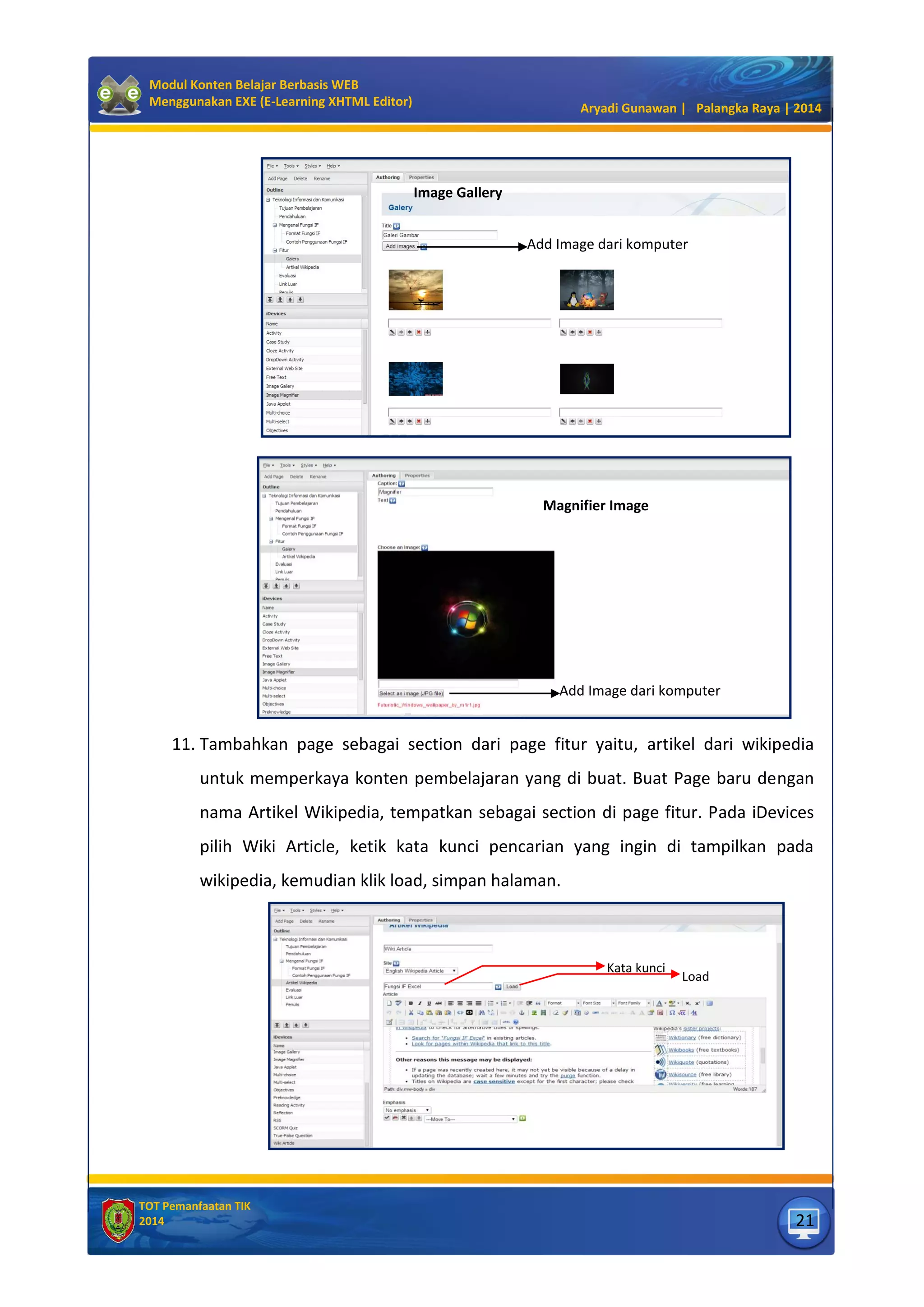 Modul Installasi Dan Fundamental Exe Learning | PDF